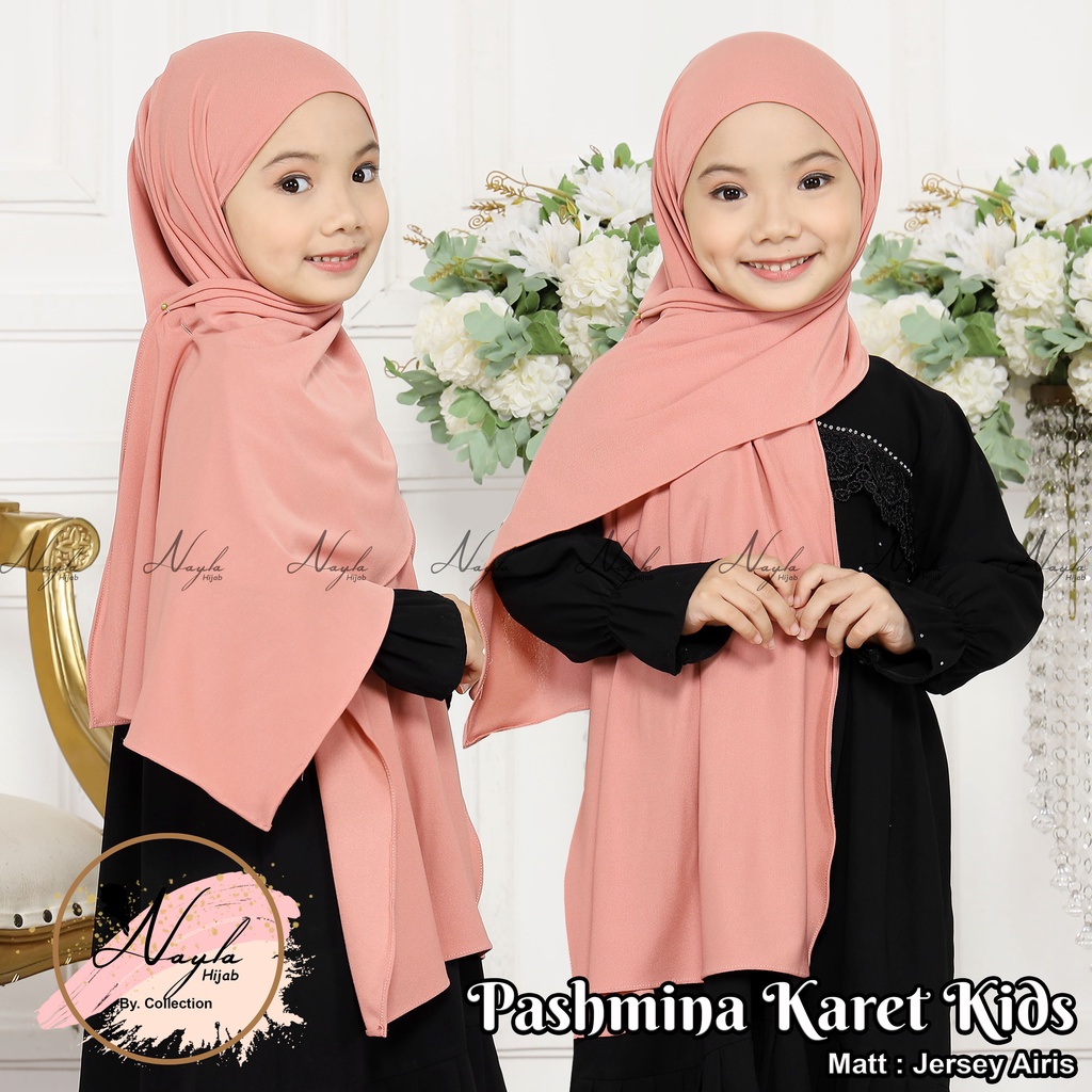 Kids INSTANT RUBBER PASHMINA VEIL CHILDREN'S INSTANT HIJAB NEWEST AIRIS ...