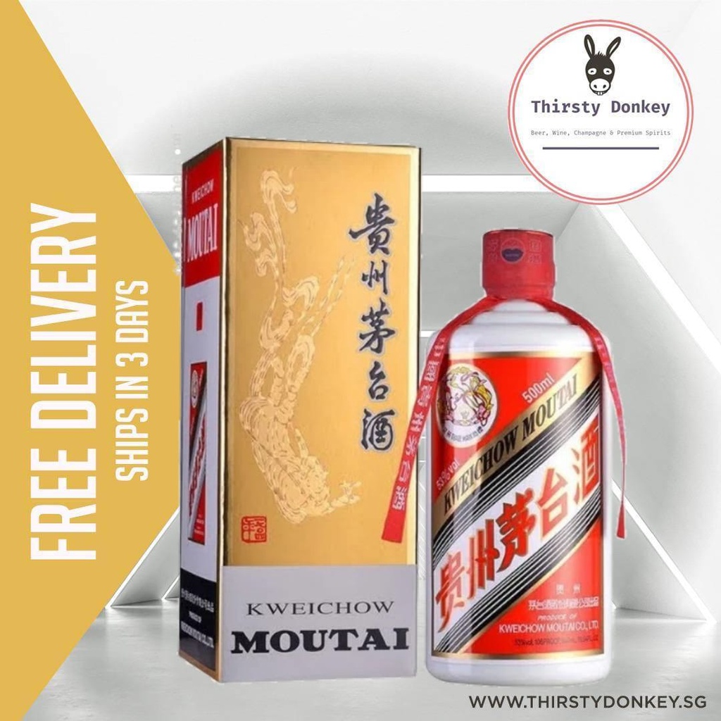 Kweichou Moutai Flying Fairy 500ml (coded) 53% | Shopee Singapore