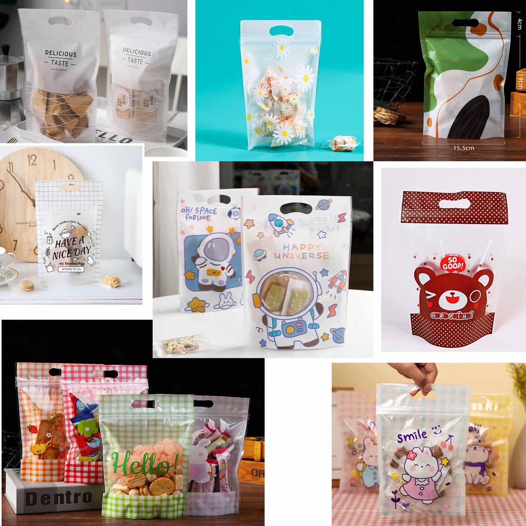 Zip lock Standing Bag Zipper Bag Pouch Gift Bag / Goodies Bag for ...