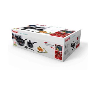 Tefal Cook & Clean Range Frypan, Wok Pan, Cookware Set 20cm/24cm/26cm ...
