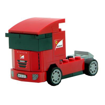 LEGO Ferrari Shell V-Power Scuderia Ferrari Lego Truck (Built Set ...