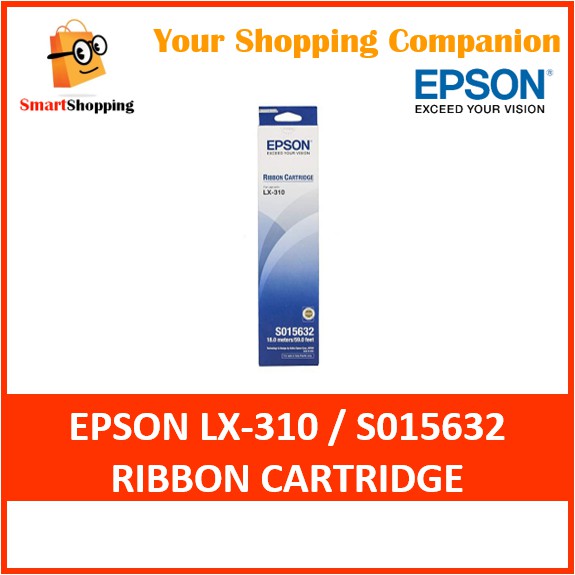 Epson LX-310 / S015632 Ribbon Cartridge Compatible with Epson Dot ...