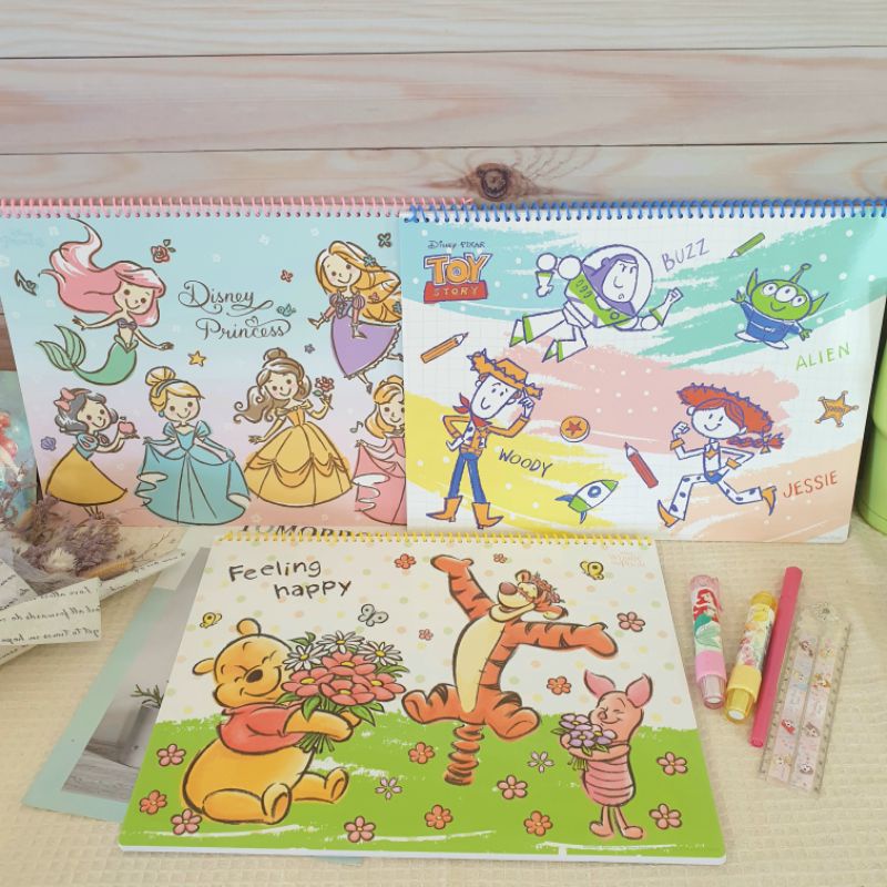 Disney Scrapbook 9K Picture Book Pooh Princess Toy Story Travel Sketch ...