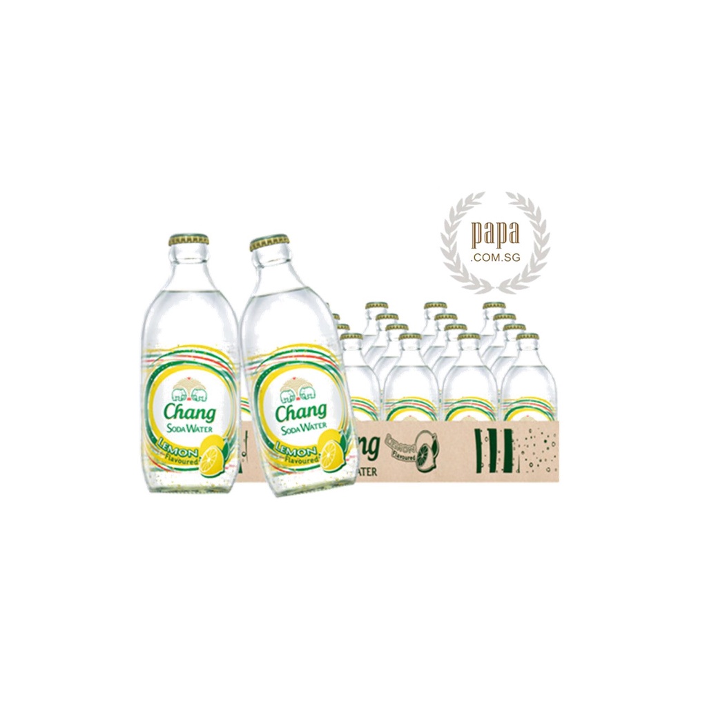 Chang LEMON Soda Water - FULL CARTON DEAL - 24 X 325ml Bottle | Shopee Singapore