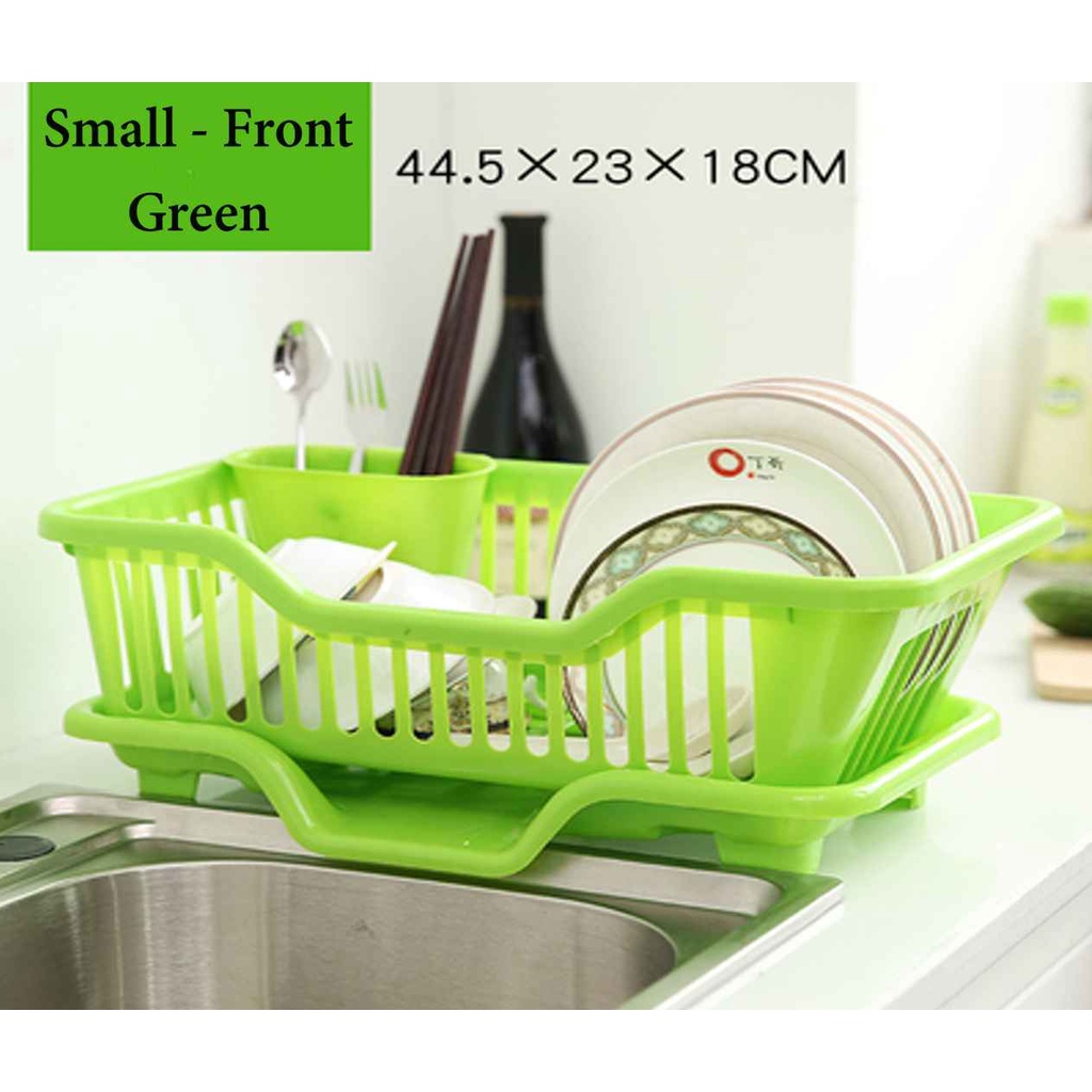 🔥SG Seller🔥Dish Rack Organiser with Front / Side Drainer | Shopee Singapore