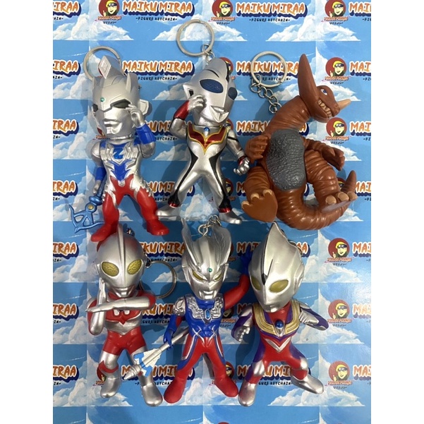 GANTUNGAN Figure Keychain / Keychain Big Ultraman Tiga Zero Z alpha ...