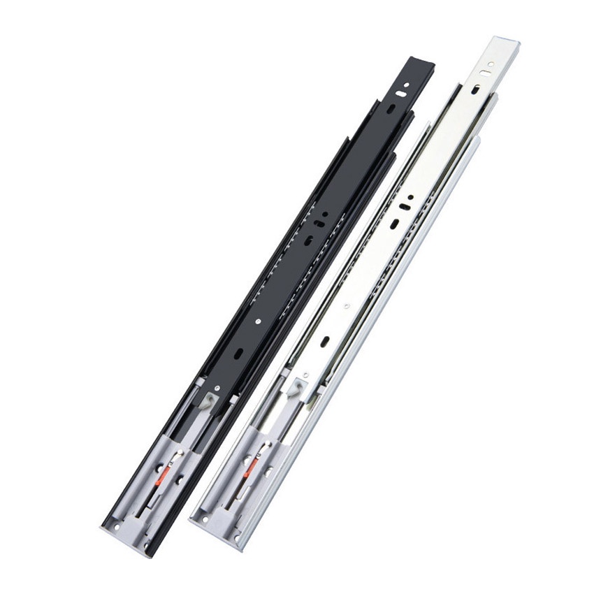 Push to Open Drawer Slides 1 Pair 45kg Load Capacity Side Mount ...