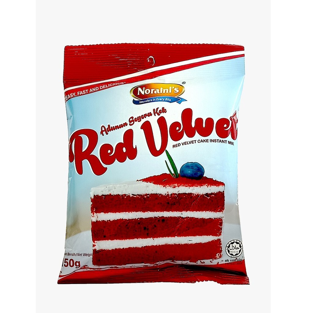 Noraini's Red Velvet Cake Instant Mix Flour 150gm | Shopee Singapore