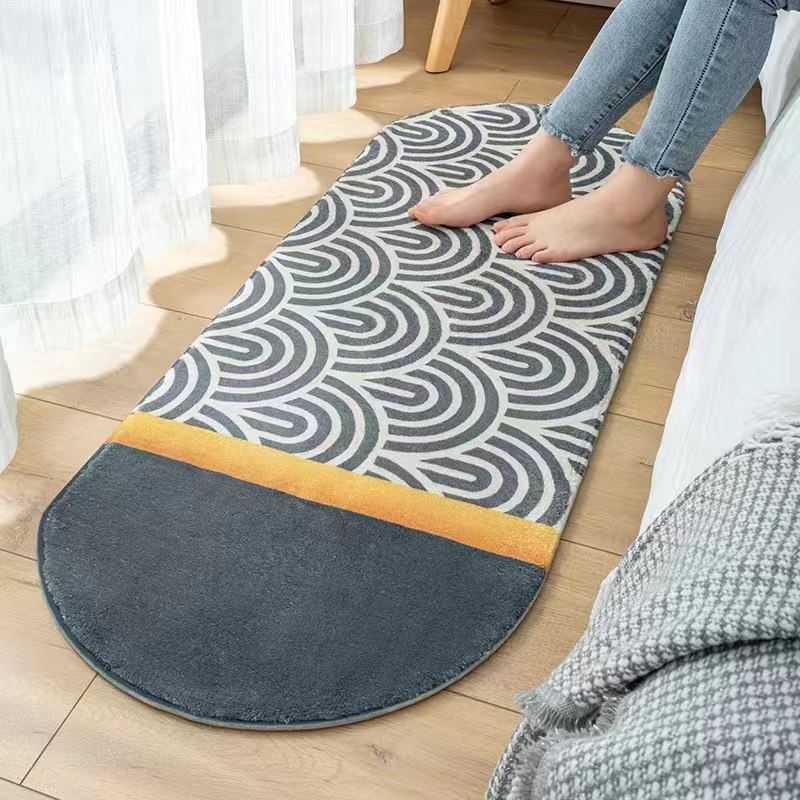 50x120cm Long Bedside Carpet Bedroom Tatami Blanket Living Room Floor ...