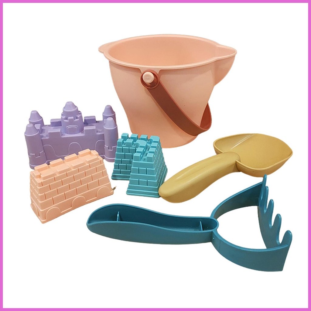 Sand Toys Beach Toys with Castle Molds Sand Molds for Toddlers 6 Packs ...