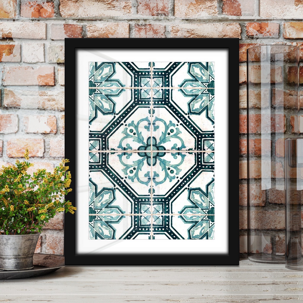 Peranakan Design Vintage ceramic tile - Sacramento Art Decor Poster ...
