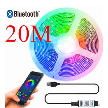 Bluetooth APP LED Led Strip 10M Roll Smd Rgb Led Light Strip Ir Remote ...