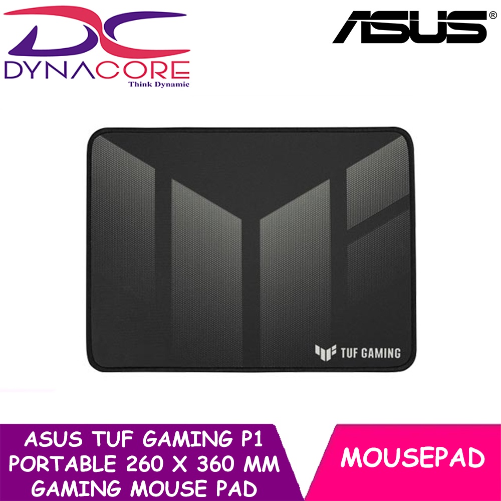 ASUS TUF GAMING P1 Portable 260 x 360 mm gaming mouse pad with nano ...