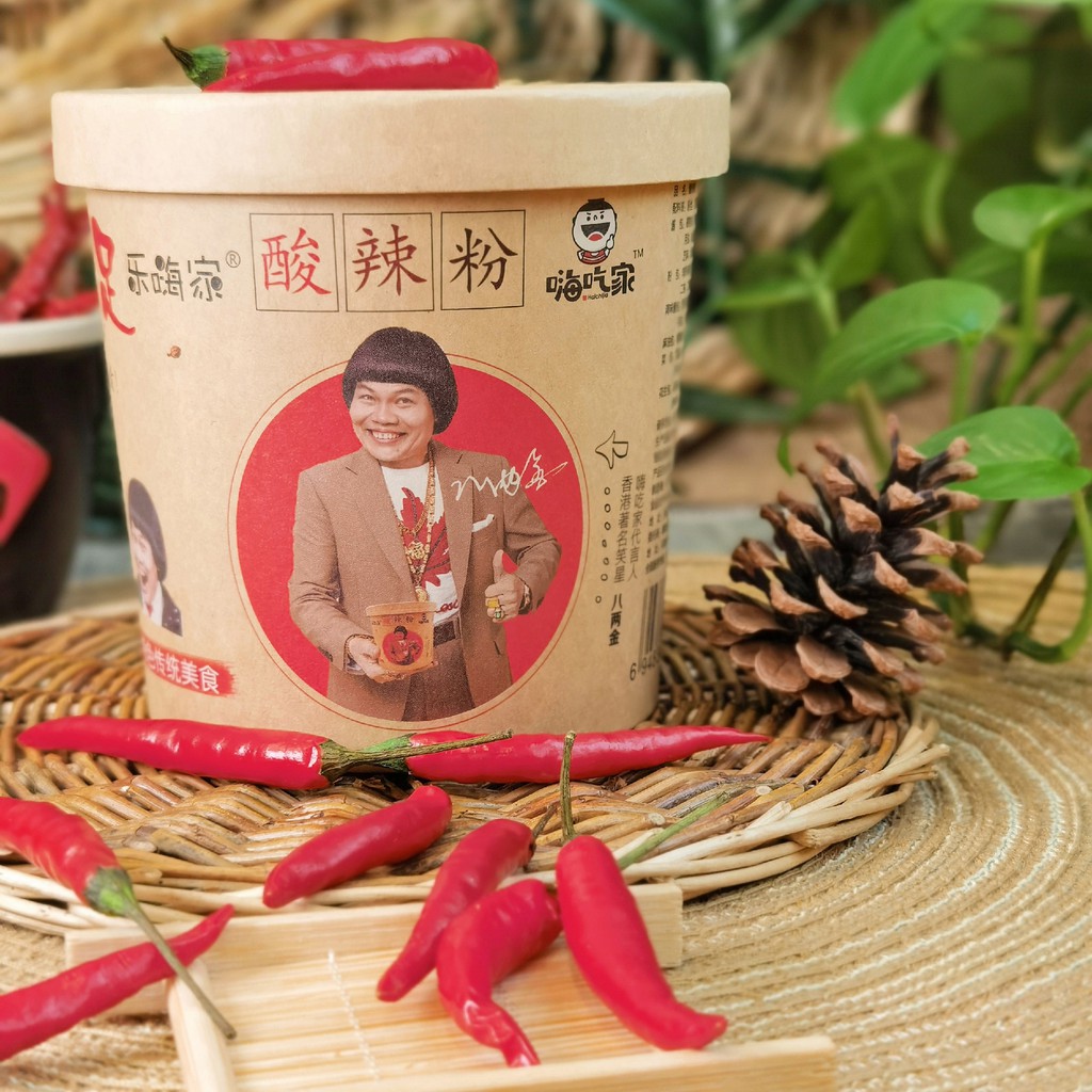 HAI CHI JIA Spicy & Sour Vermicelli(suan la fen) (6 Cups) 嗨吃家酸辣粉6桶装 6 x ...