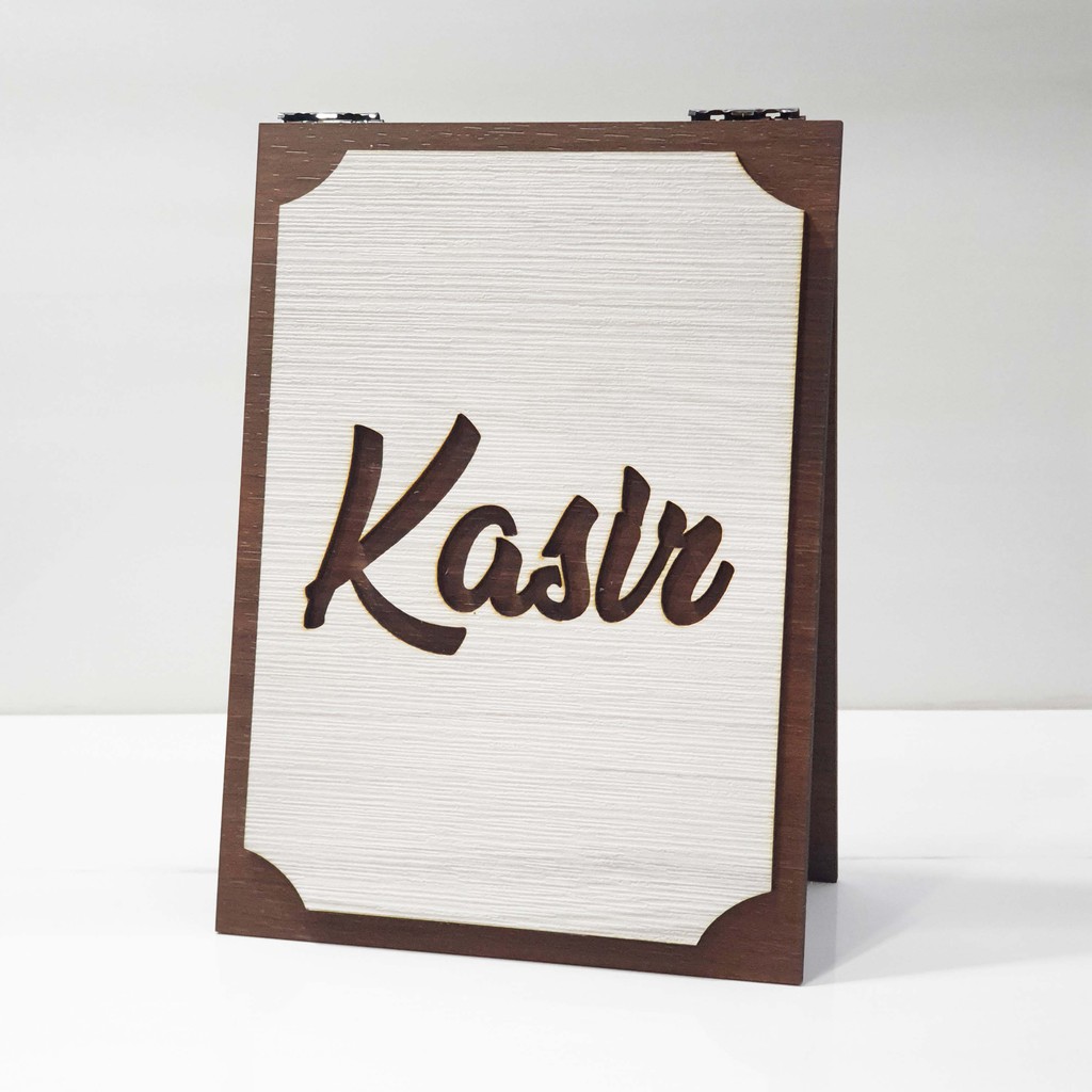 Signage Standing - CASHIER (DESK) - Cashier's desk Sign sitting model ...