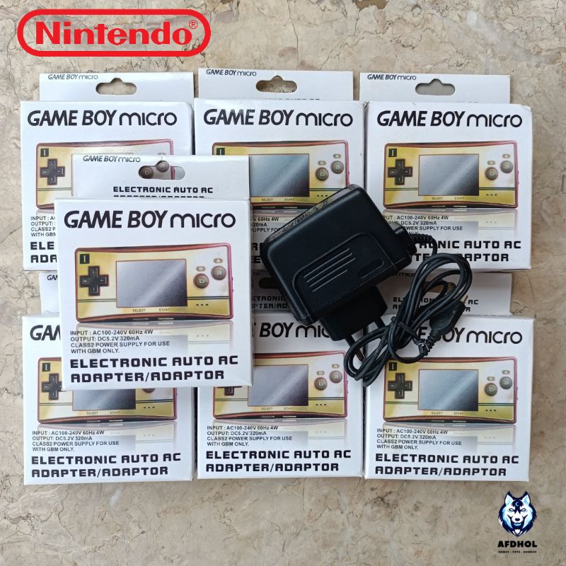 Nintendo Gameboy Micro GBM Charging Chas Adapter Charger Gameboy Micro ...