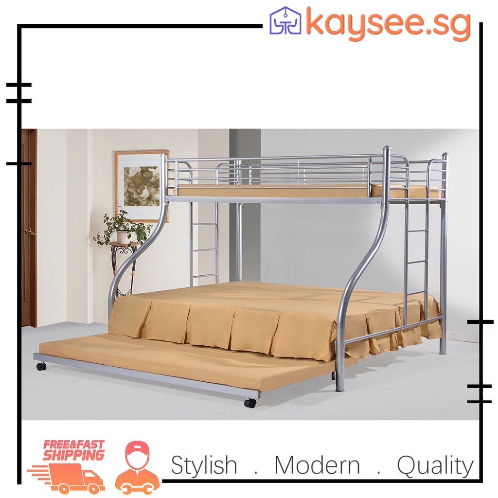 kaysee|Sylvana Metal Double Decker|Bunk Bed Frame|Bedroom|Hostel ...