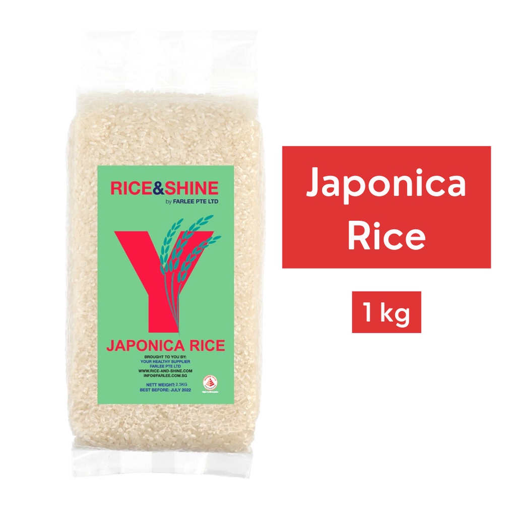 1kg Japonica (Japanese) Rice - Rice & Shine | Shopee Singapore
