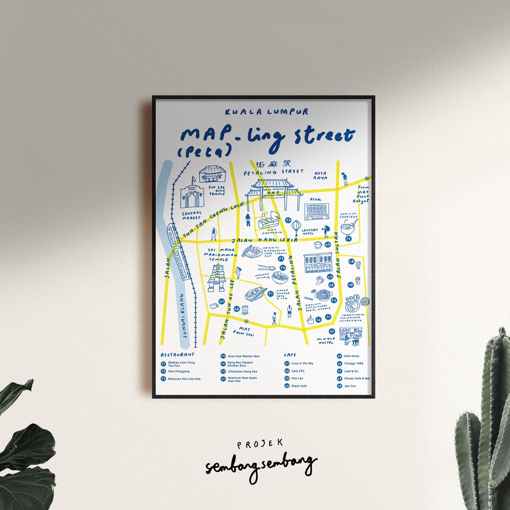 Poster - (Map-ling Street by project sembangsembang | Shopee Singapore