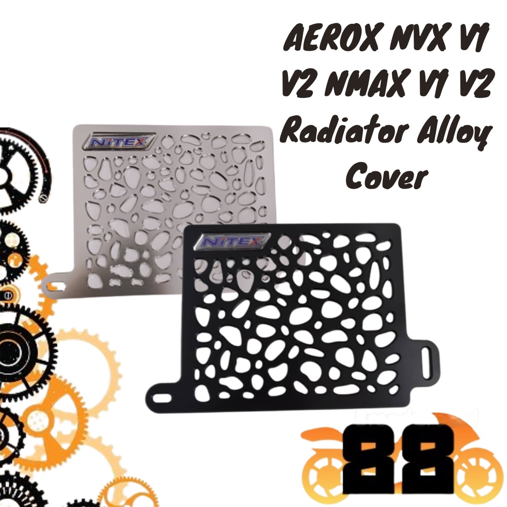 Yamaha motorcycle AEROX NVX V1 V2 NMAX V1 V2 Nitex Radiator Alloy ...