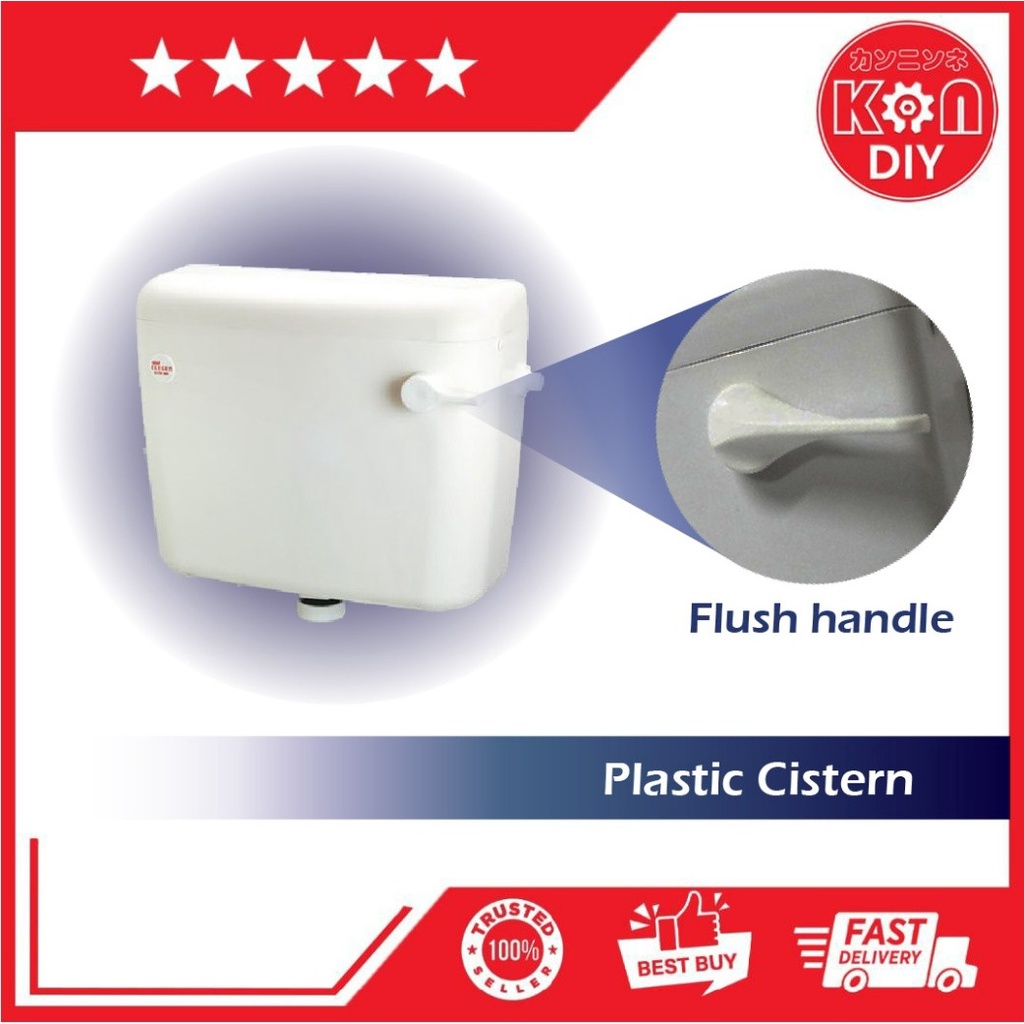TECHPLAS Low Level Plastic Cistern 1001-LL | Low Level Cistern Toilet ...