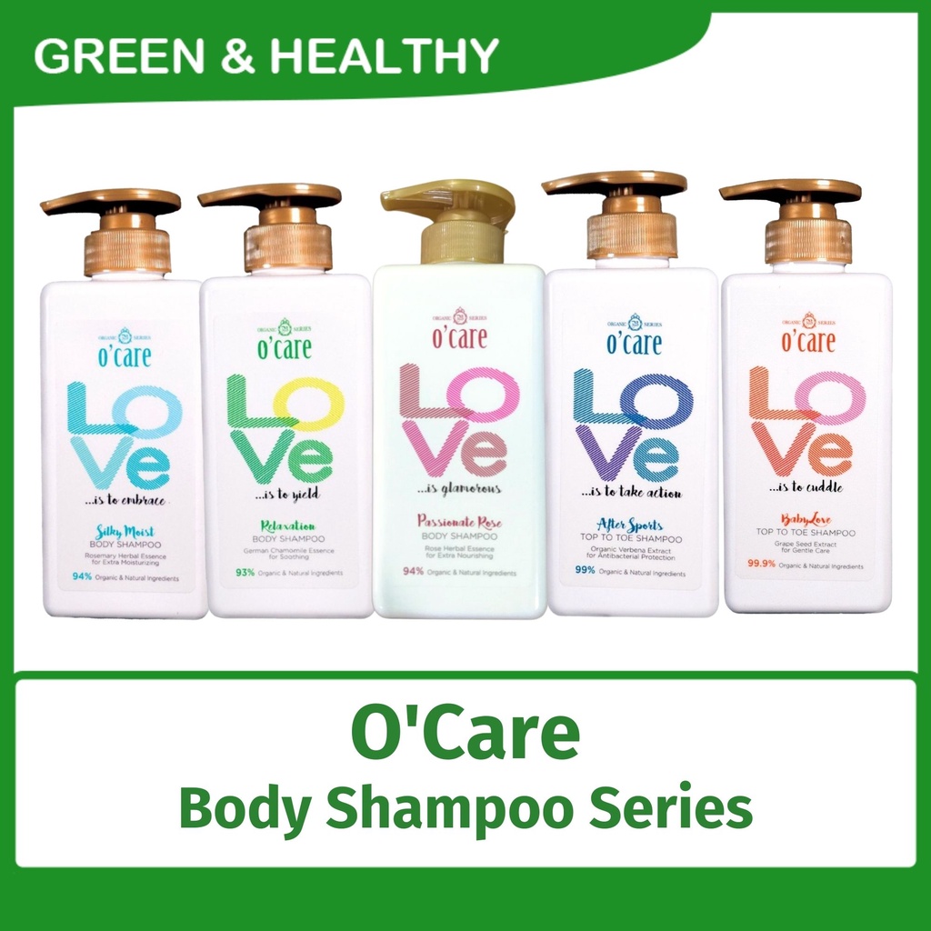 O'Care Body Shampoo Series【Silky Moist / Relaxation / Passionate Rose ...