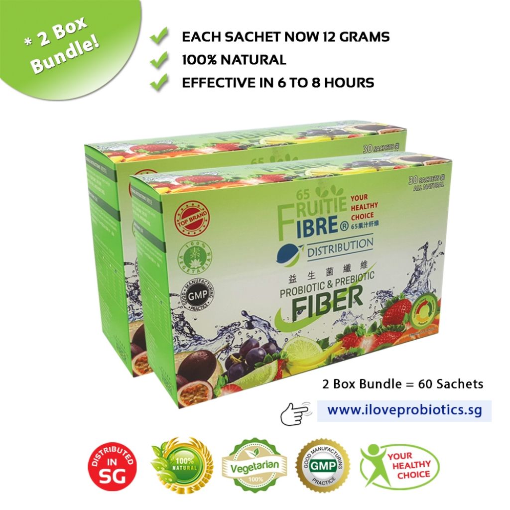 Pre & Probiotic Fibre - 2 Box Bundle, 60 Sachets | Shopee Singapore