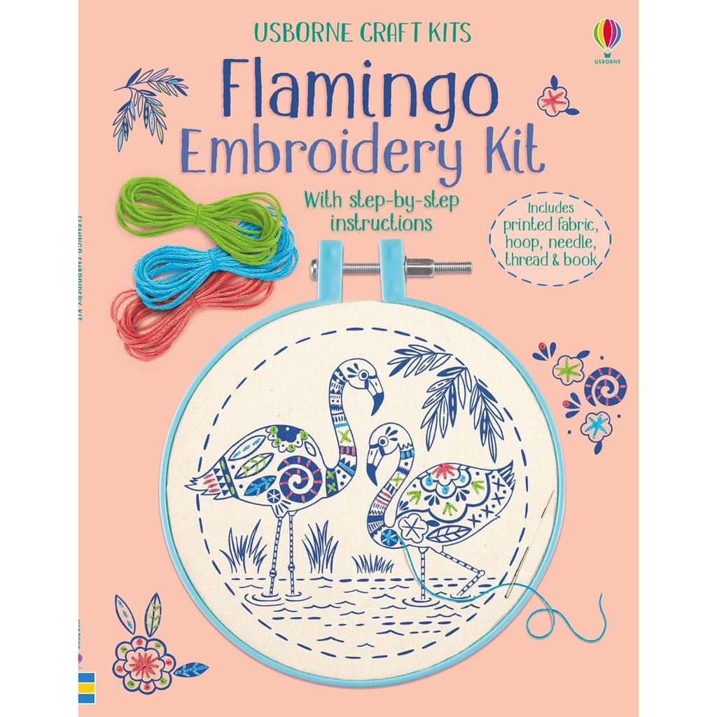 Embroidery Kit: Flamingo By: Lara Bryan, Bethan Janine (Illustrator ...
