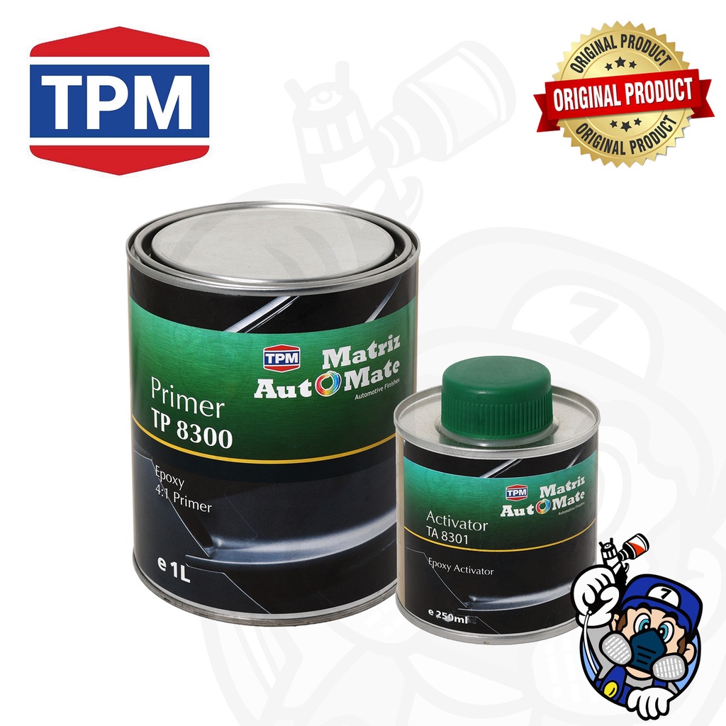 TPM TP8300 Epoxy Primer + Hardener 4:1(1L+250ml) | Shopee Singapore
