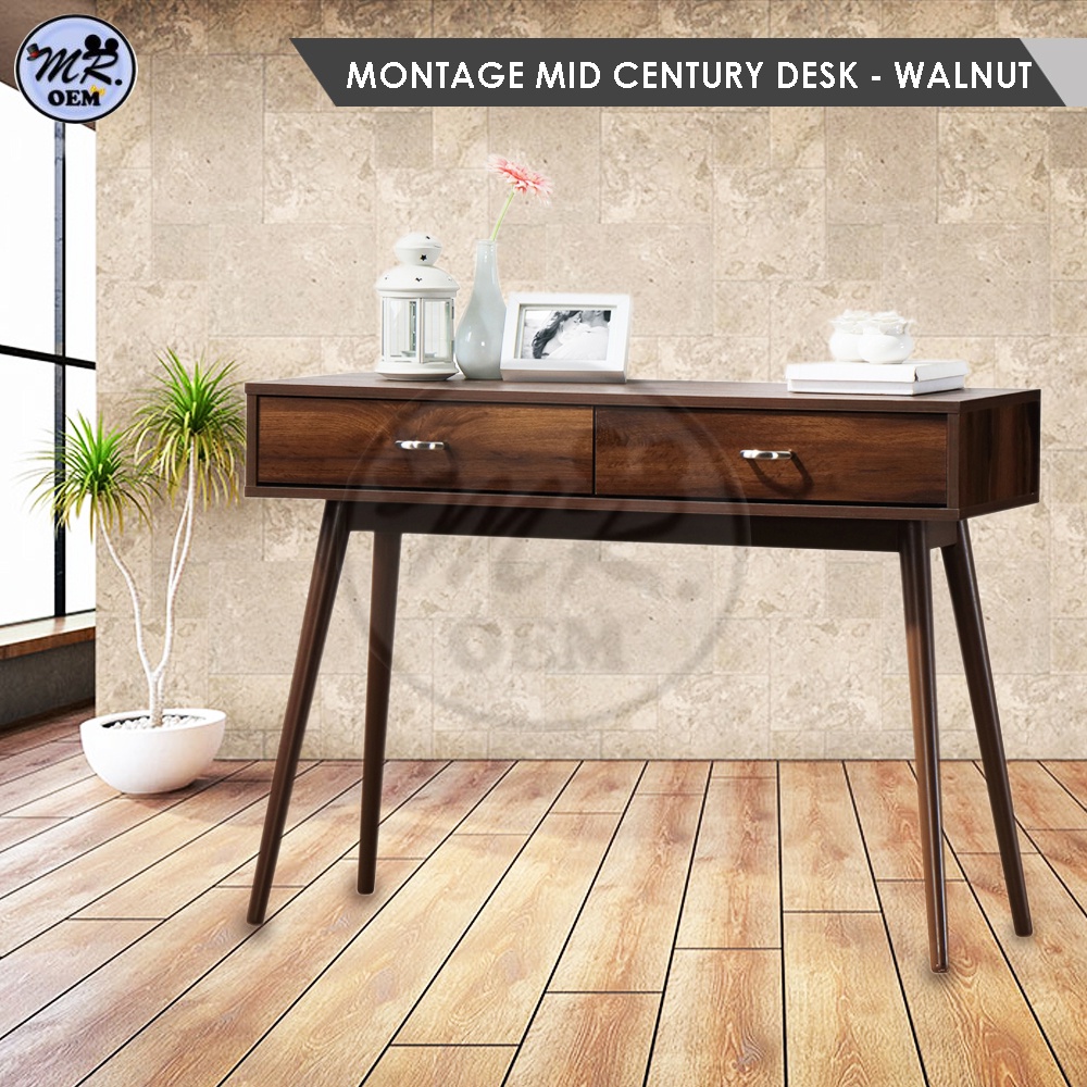 MR OEM Montage Mid Century Vintage Desk Table with Drawers / Study ...