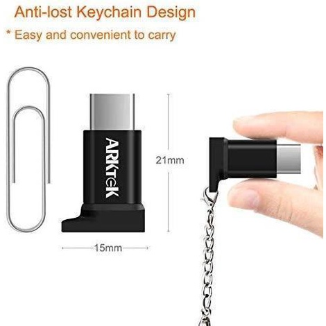 ARKTEK USB-C to Micro USB Adapter, USB Type C (male) to Micro USB ...