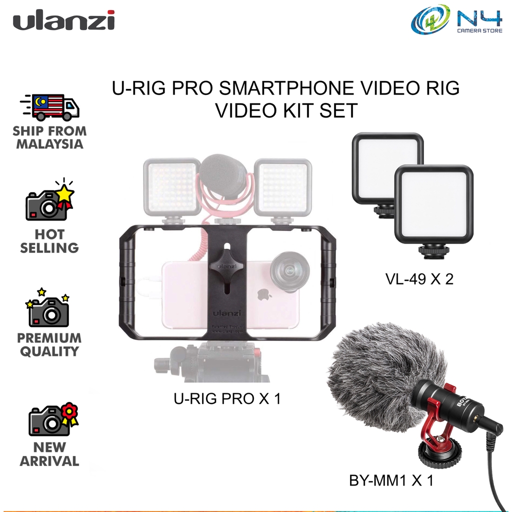 Ulanzi U-Rig Pro Smartphone Video Rig Kit Set for Vlogger/Videography ...