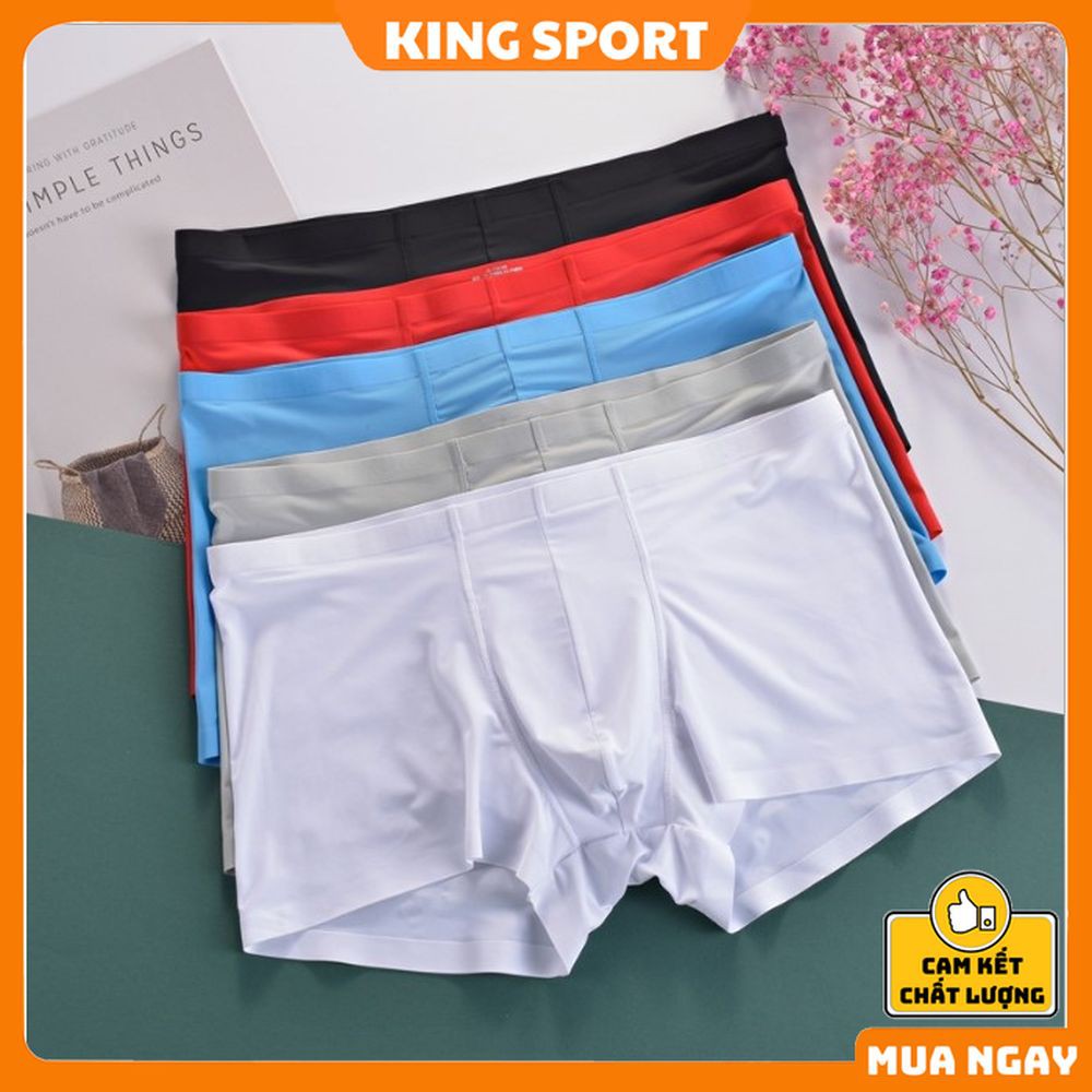 King SPORT cool and cool elastic silk molded men's underwear BOXER men ...