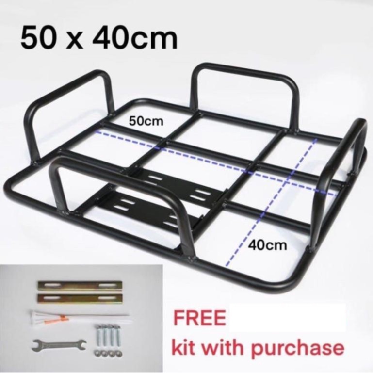 [SG SELLER] Bicycle Rear Rack for Food Delivery Bag, Child Seat Rack ...