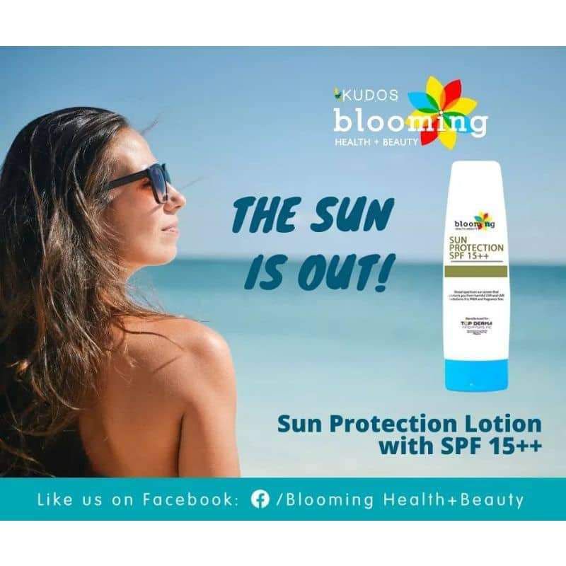 !! BLOOMING SUN PROTECTION BODY LOTION 100ML | Shopee Singapore