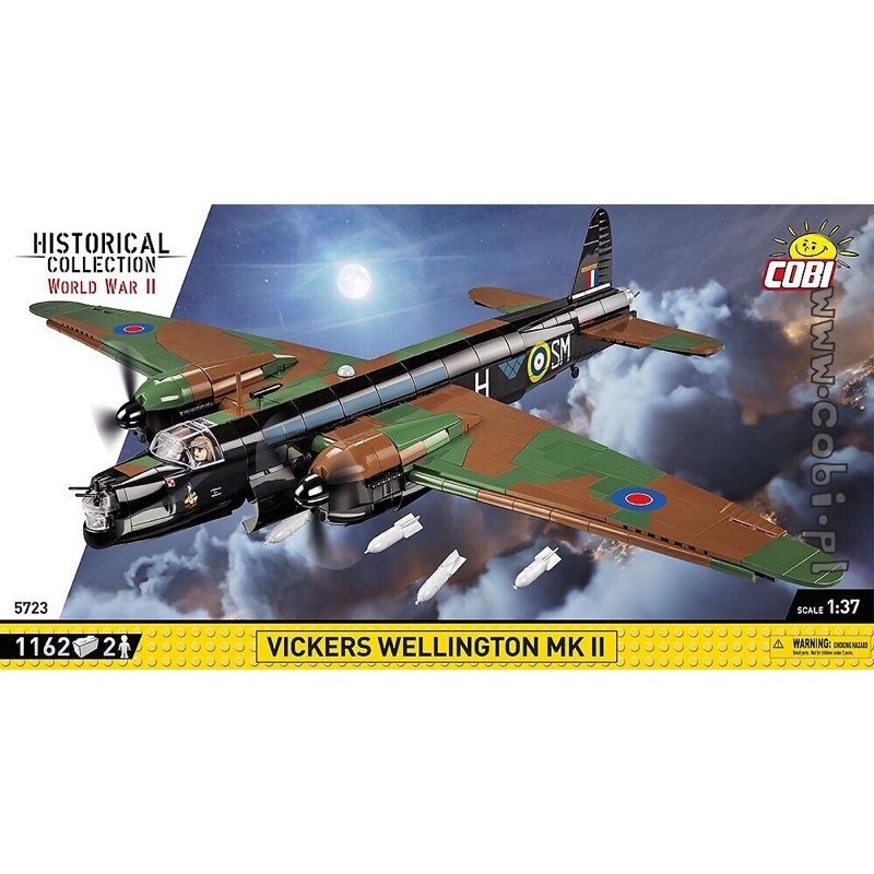 [SG STOCK] COBI WW2 RAF VICKERS WELLINGTON BOMBER FIGHTER PLANE BRICKS ...