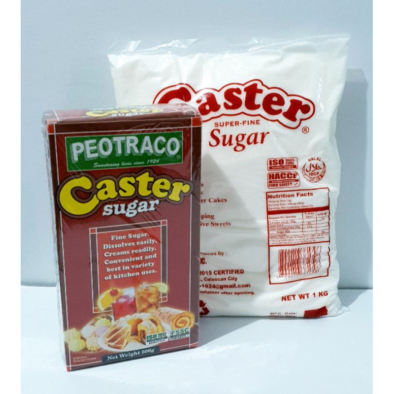 Peotraco Caster Sugar 1Kg and 500g | Shopee Singapore