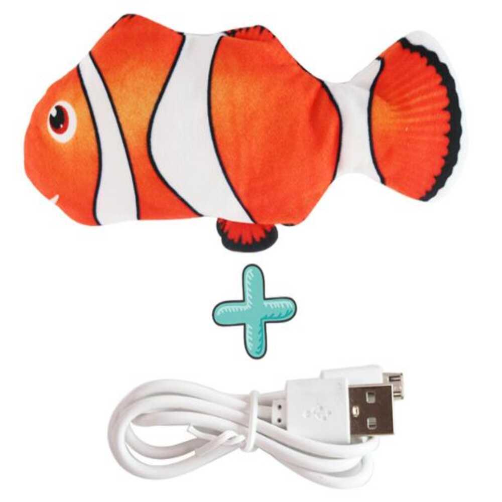 Wiggles Interactive Cat Fish Plush Toy Nemo-(C204-02-000025) | Shopee ...