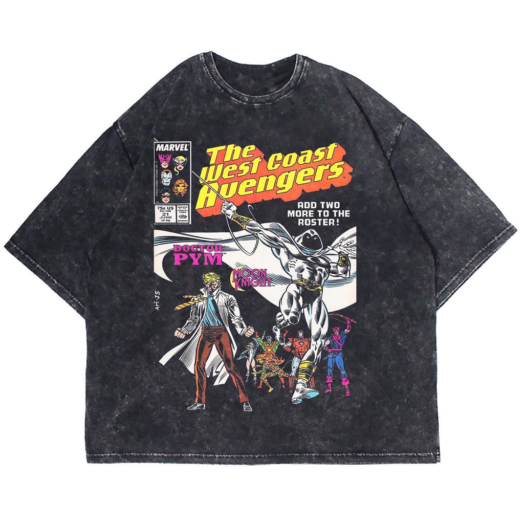 OVERSIZE T-SHIRT THE WEST COAST AVENGERS TO THE ROASTER WASHING VINTAGE ...