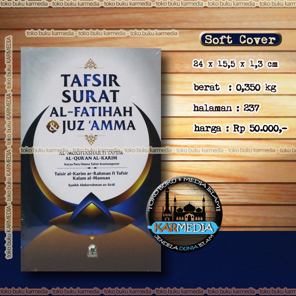 Tafsir Surah Al Fatihah and Juz Amma - Darul Haq - Karmedia | Shopee ...