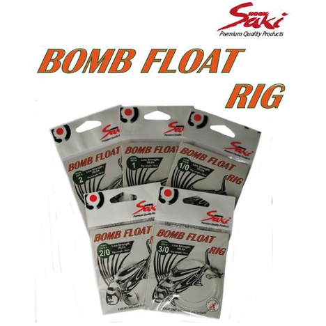 SAKI Hooks BOMB FLOAT FISHING RIG. (10PACKETS PACK) | Shopee Singapore