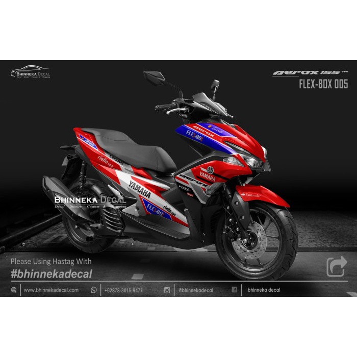 Aerox 155 Flex-Box-001 Decal Sticker | Shopee Singapore