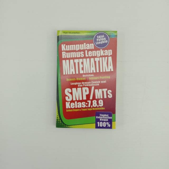 Collection of Complete Formulas for Middle School Mathematics | Shopee ...