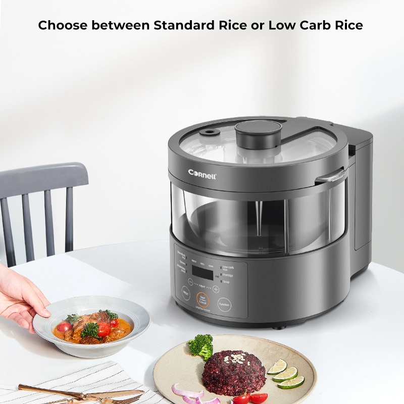 Cornell Steam Multi Cooker, Low Carb Rice Cooker and Waterless Soup ...