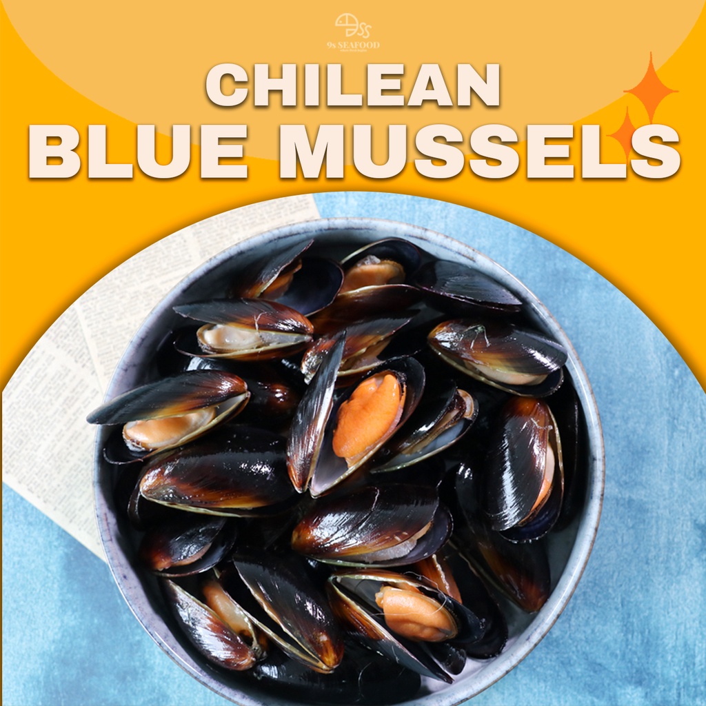 9S Seafood Chilean Whole Blue Mussels | Shopee Singapore