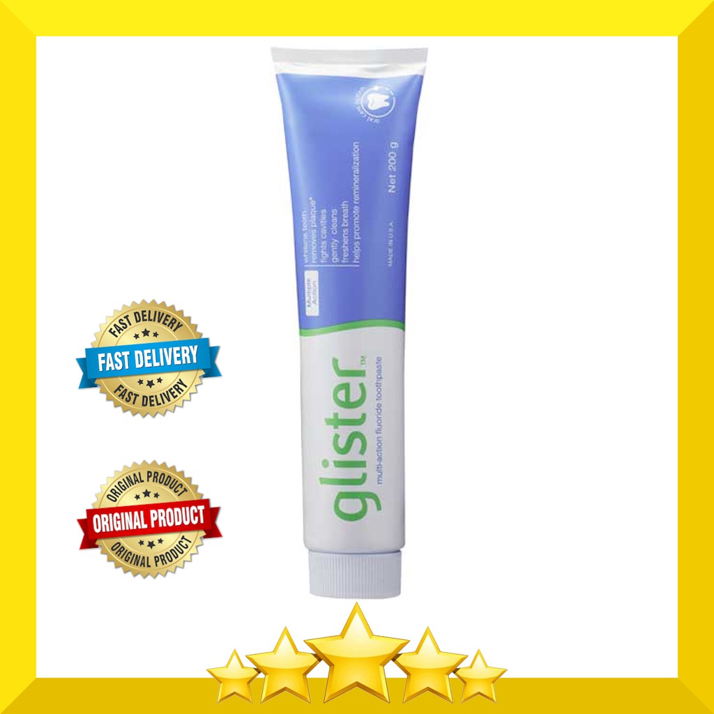 Glister Multi Action Fluoride Toothpaste 200g Shopee Singapore