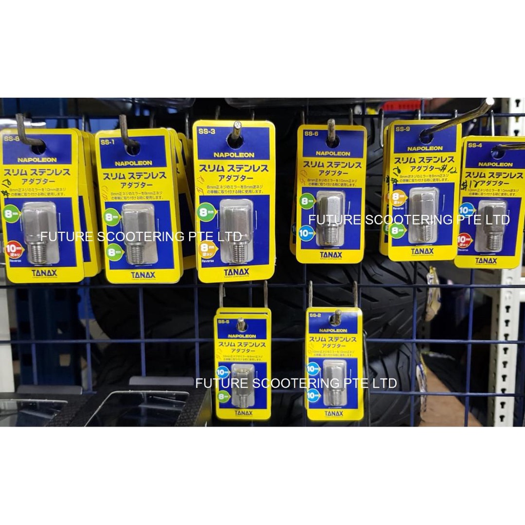 Mirror Adapter / Adaptor for Yamaha Aerox / Xmax / Honda / Vespa ...