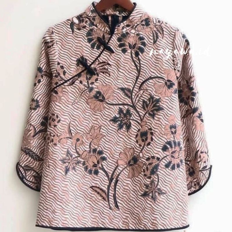 Dhea Blouse Modern Batik-Modern Batik-simple Elegant Work Batik ...