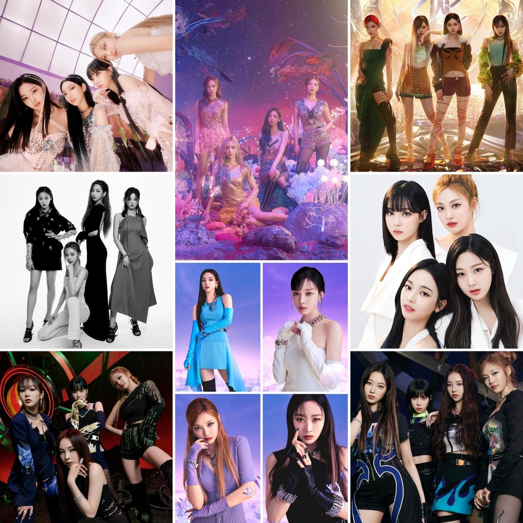 Kpop Aespa Members Posters A4 Size | Shopee Singapore