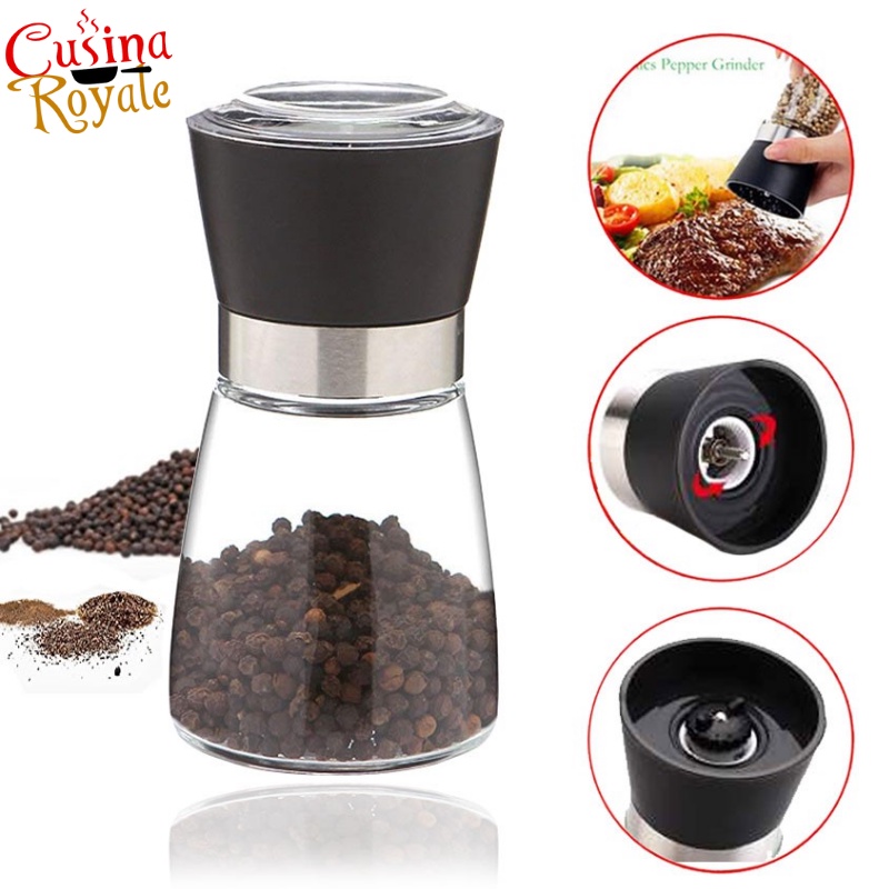 Mutifunction Grinding Bottles Salt Pepper Condiments Jar Mill Container ...